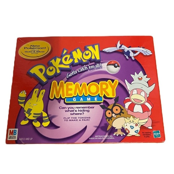 Pokemon | Toys | Vintage Pokmon Memory Card Game Milton Bradley | Poshmark